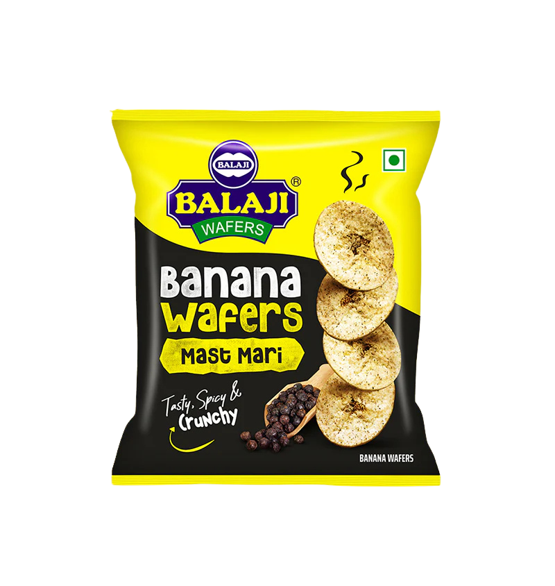 Balaji Banana Wafers Mast Mari Snack 150g | Spice Divine