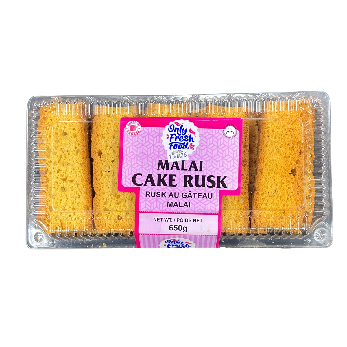 Only Fresh Food Malai Cake Rusk 650g — Spice Divine