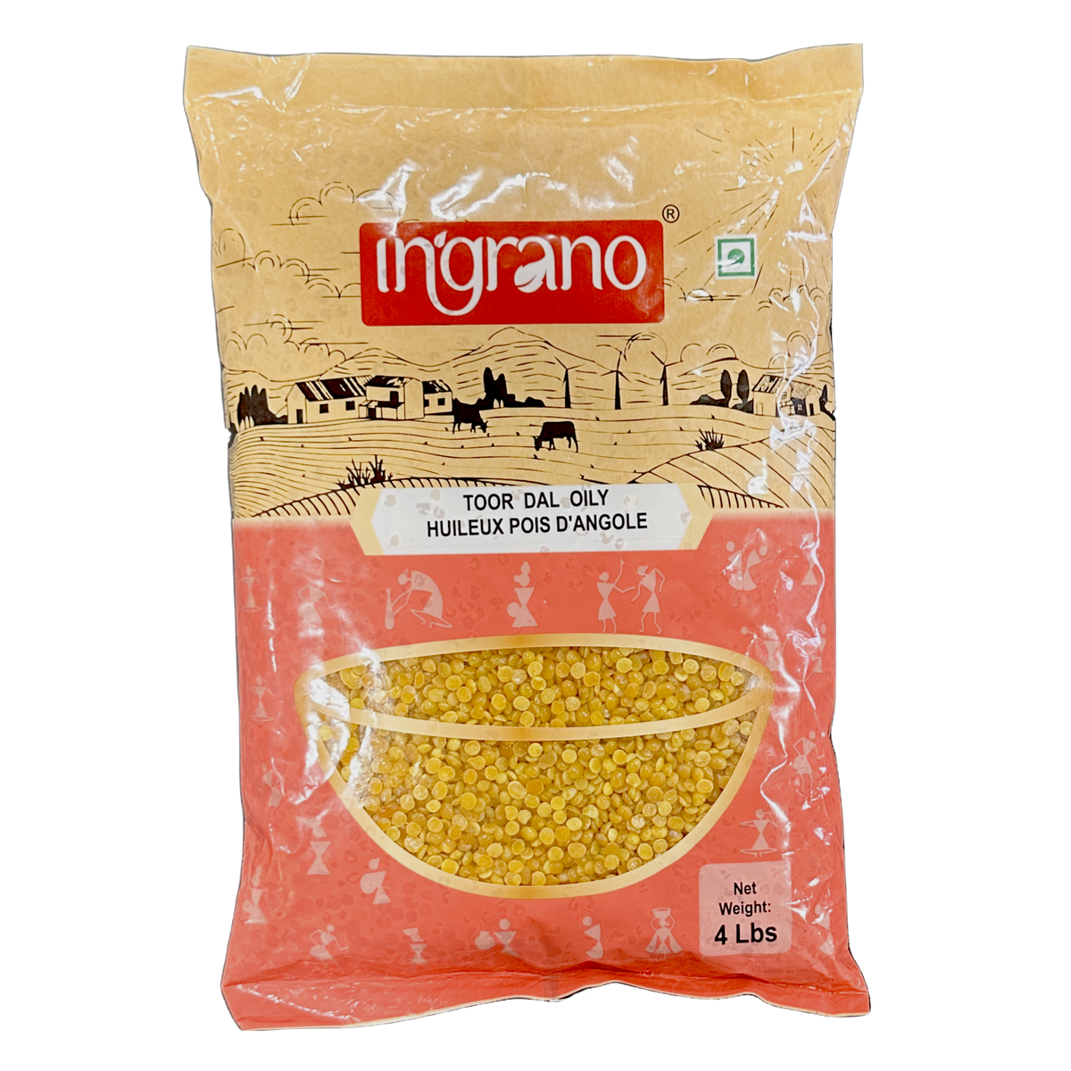 Ingrano Toor Dal Oily 4lb — Spice Divine