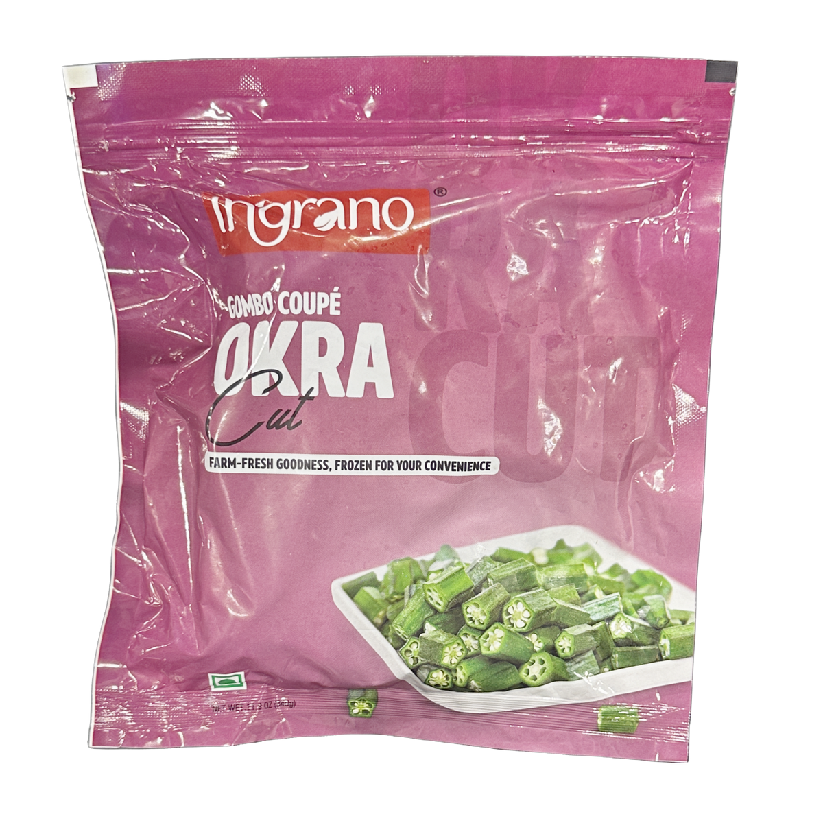 Ingrano Forzen Okra Cut 340g — Spice Divine