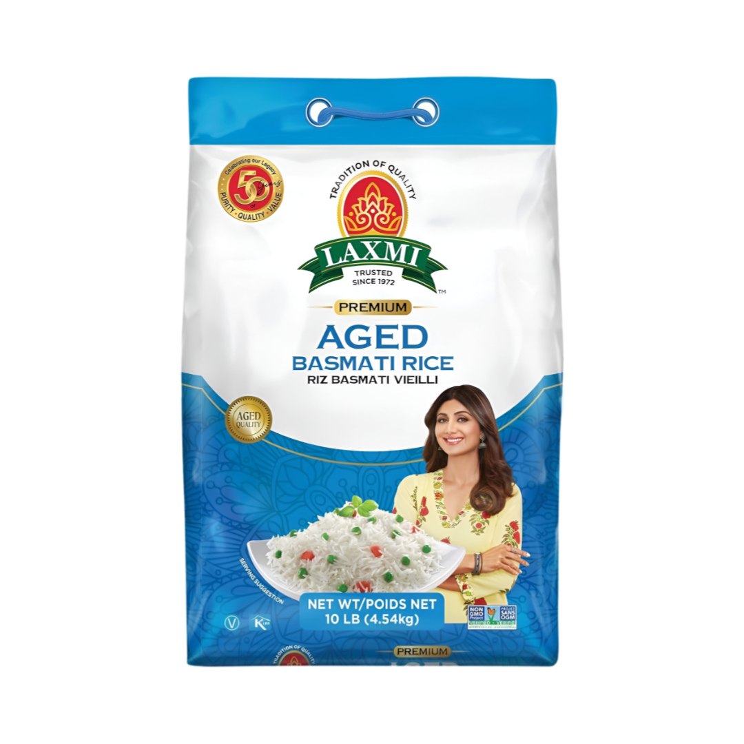 Laxmi Aged Basmati Rice 10Lb — Spice Divine