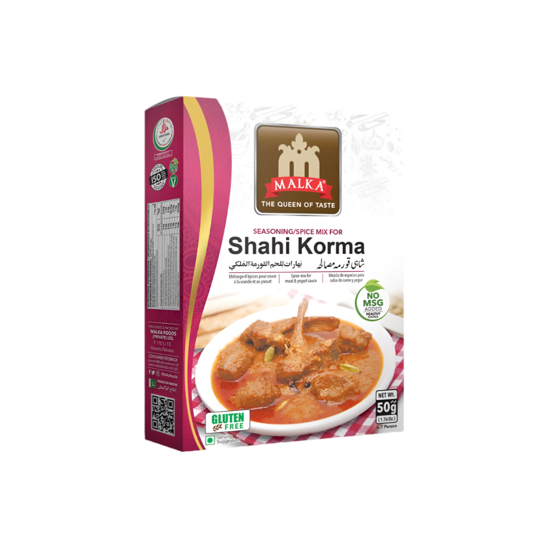 Malka Seasoning Mix Shahi Qorma 50g Mughlai | Spice Divine
