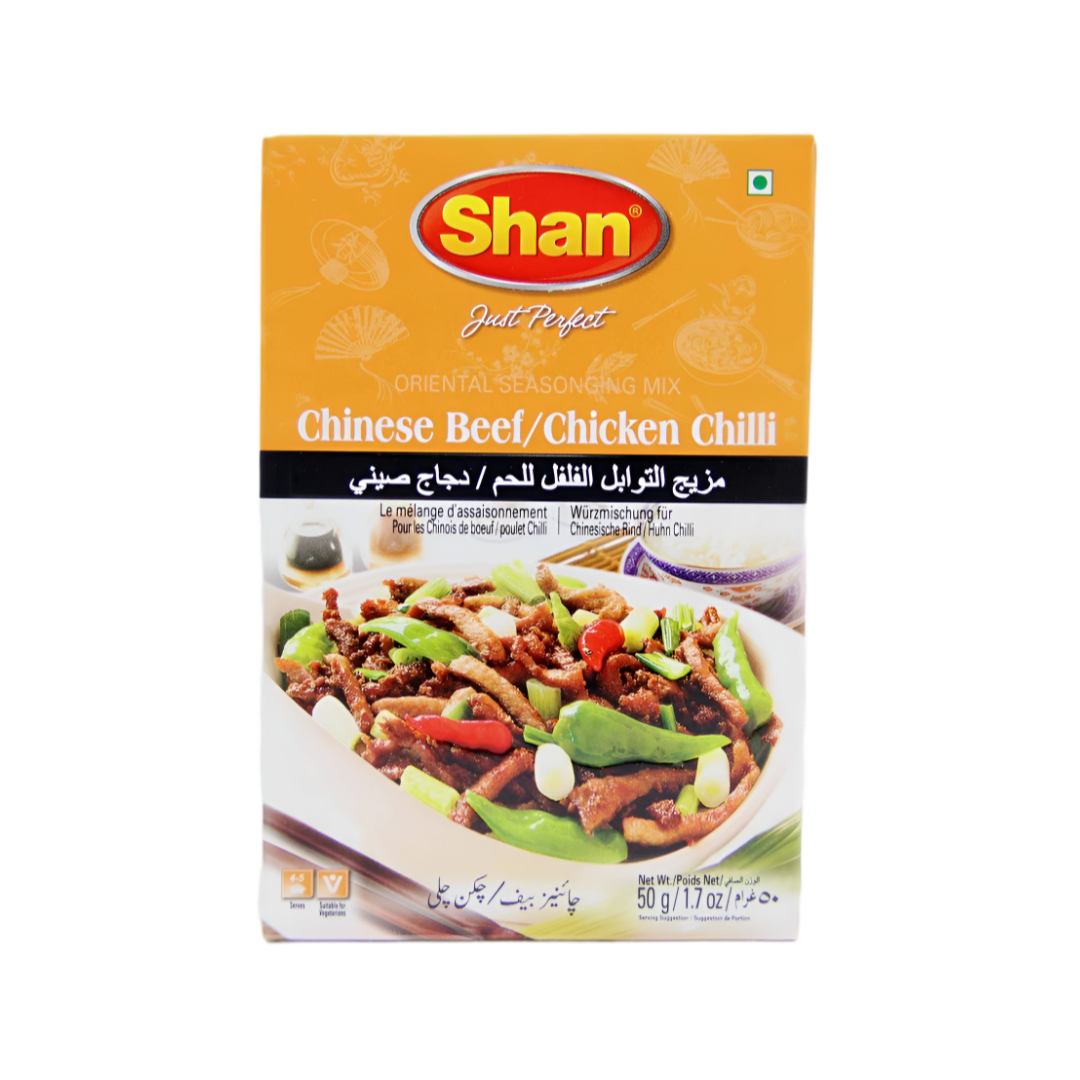 Shan Chinese Beef/Chicken Chilli Masala 50g — Spice Divine