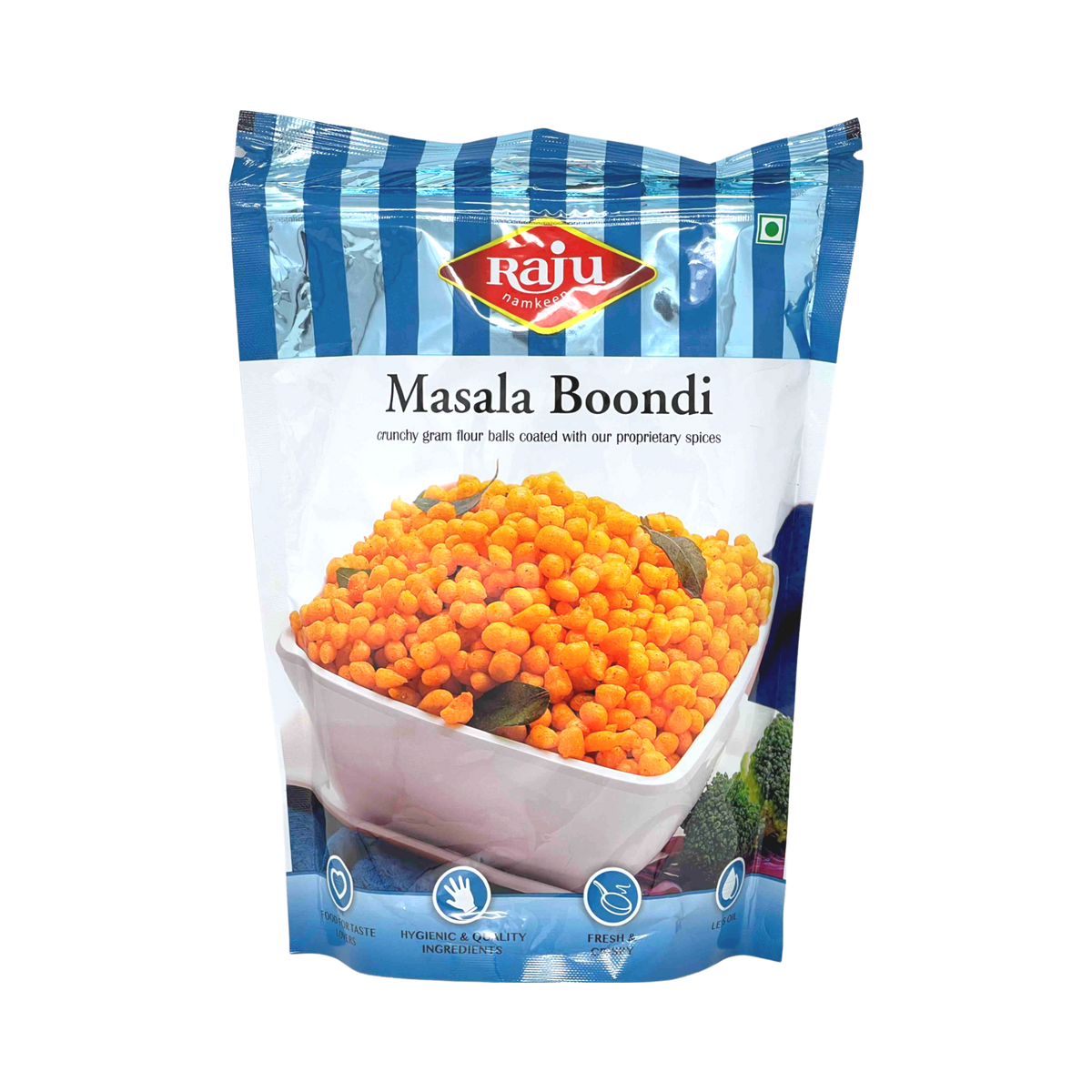 Raju Namkeen Masala Boondi Snack Mix 400g | Spice Divine