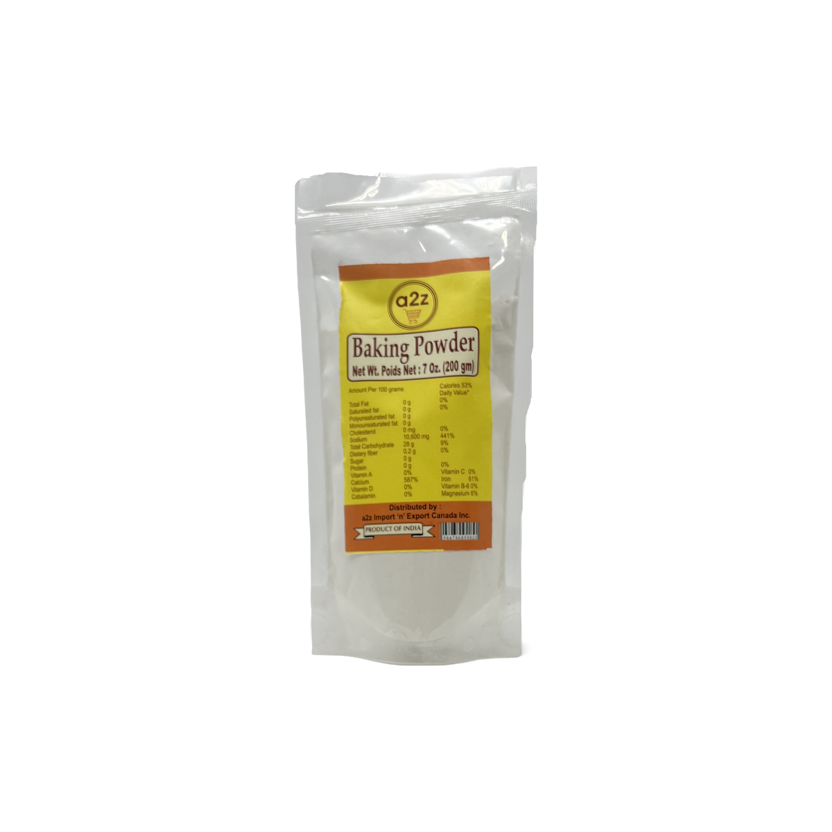 a2z Baking Powder 200g — Spice Divine