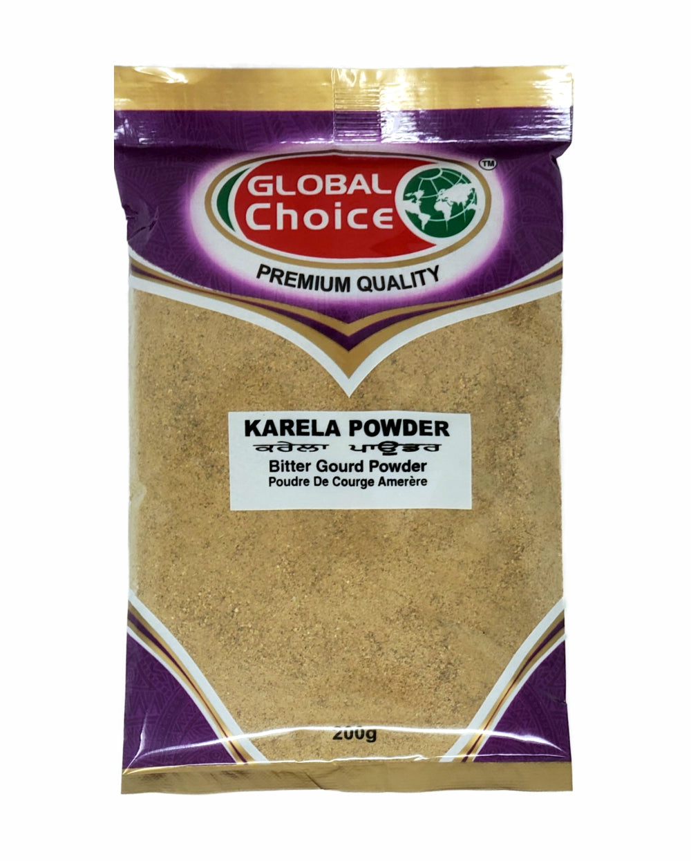 Global Choice Karela Powder 200gm (Bitter Gourd Powder) — Spice Divine