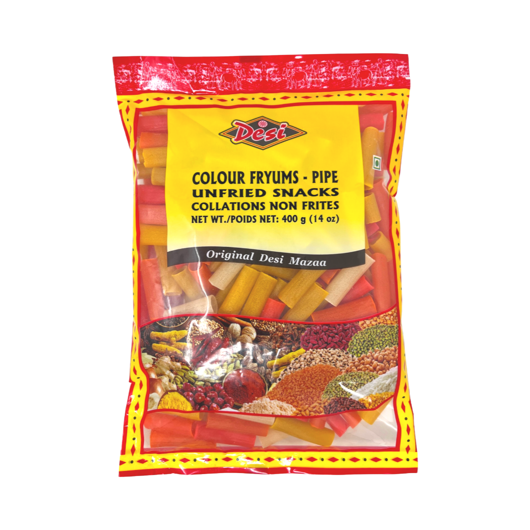 Desi Pipe Colour Fryums 400g — Spice Divine