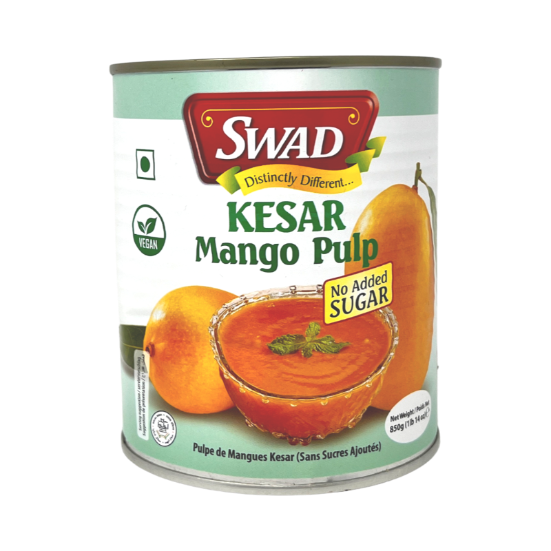 Swad Kesar Mango Pulp Sugar Free — Spice Divine
