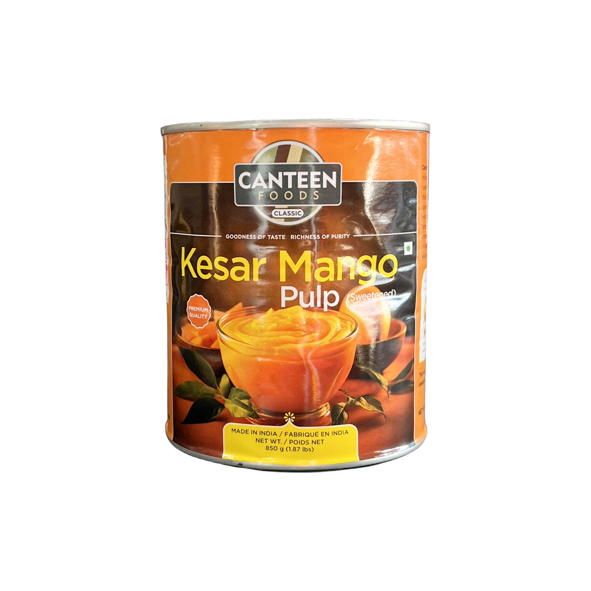 Canteen Foods Kesar Mango Pulp 850g — Spice Divine