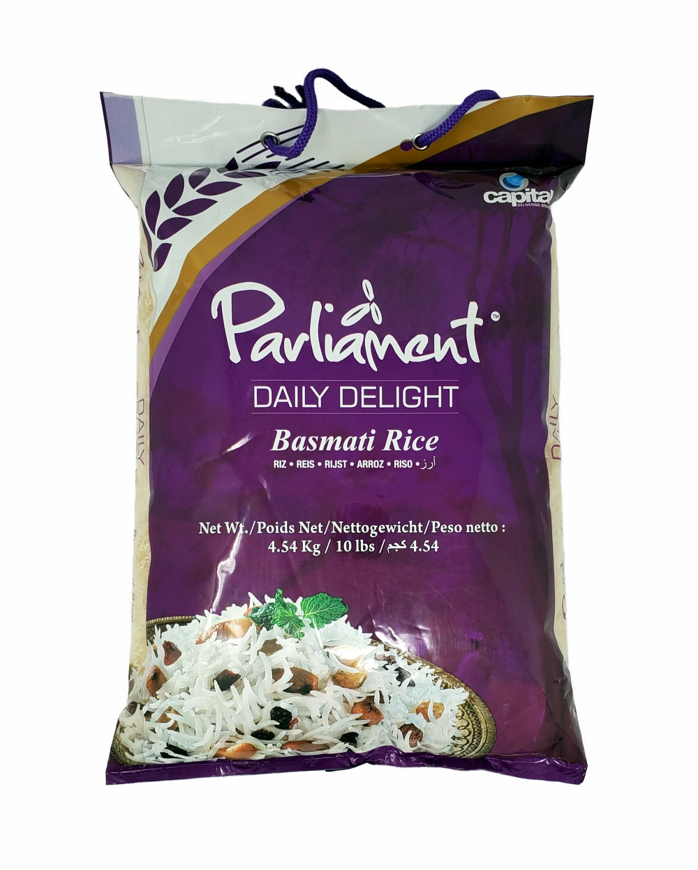 Parliament Daily Delight Basmati Rice 10lb (4.54kg) — Spice Divine