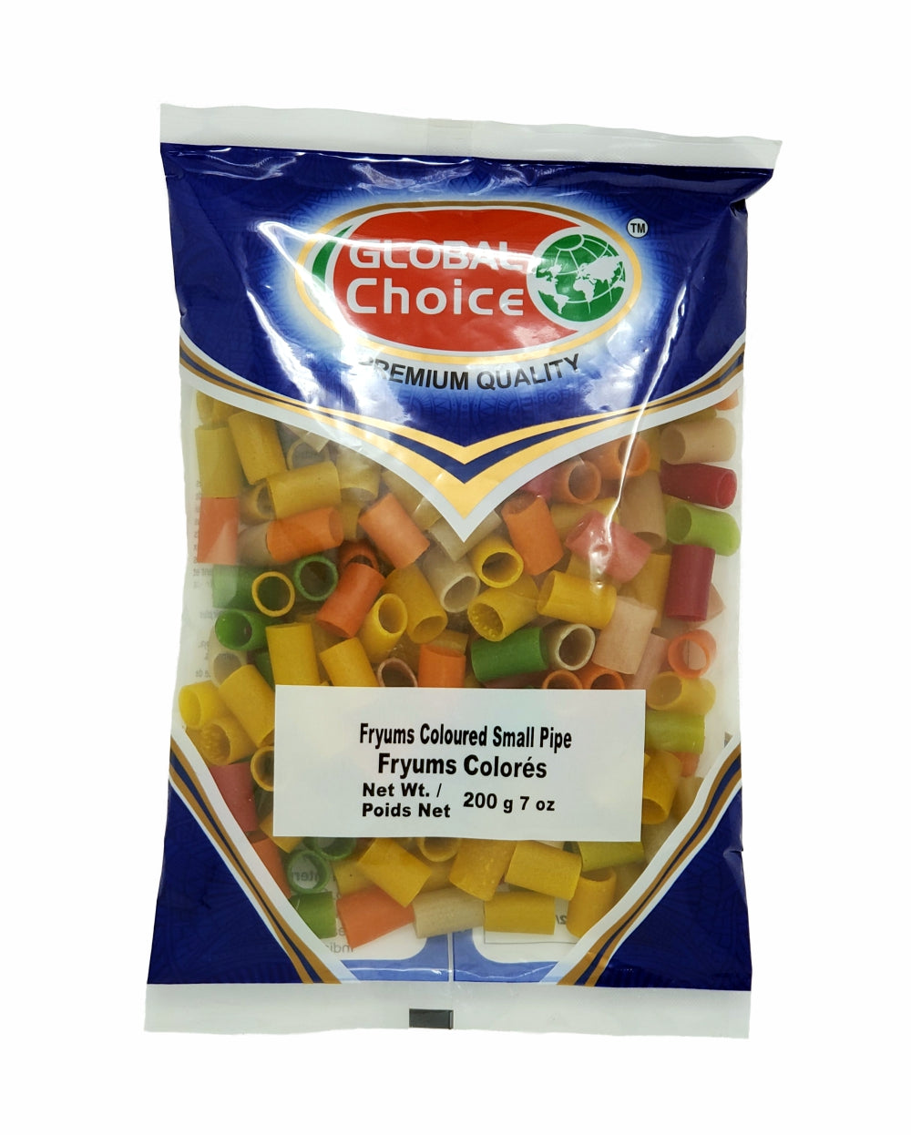 Global Choice Coloured Small Pipe Fryums 200gm — Spice Divine