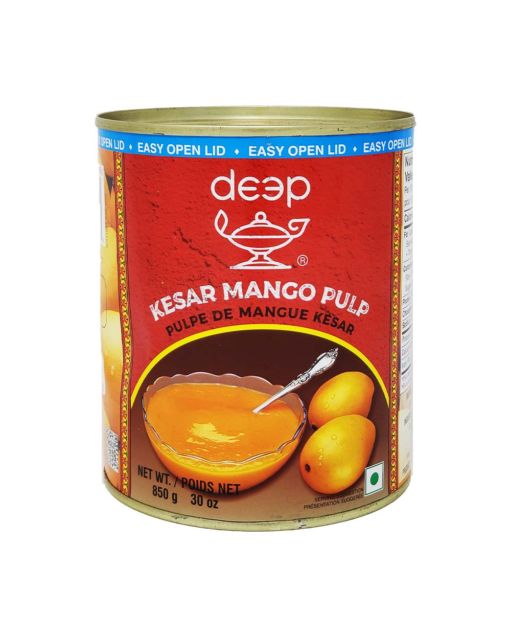 Deep Kesar Mango Pulp 850g — Spice Divine