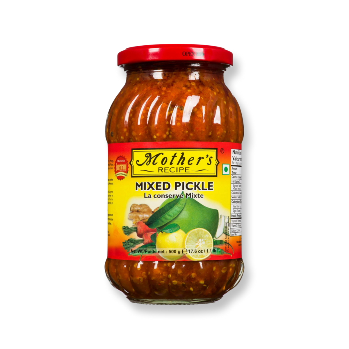 Mother’s Mixed Pickle 500g — Spice Divine