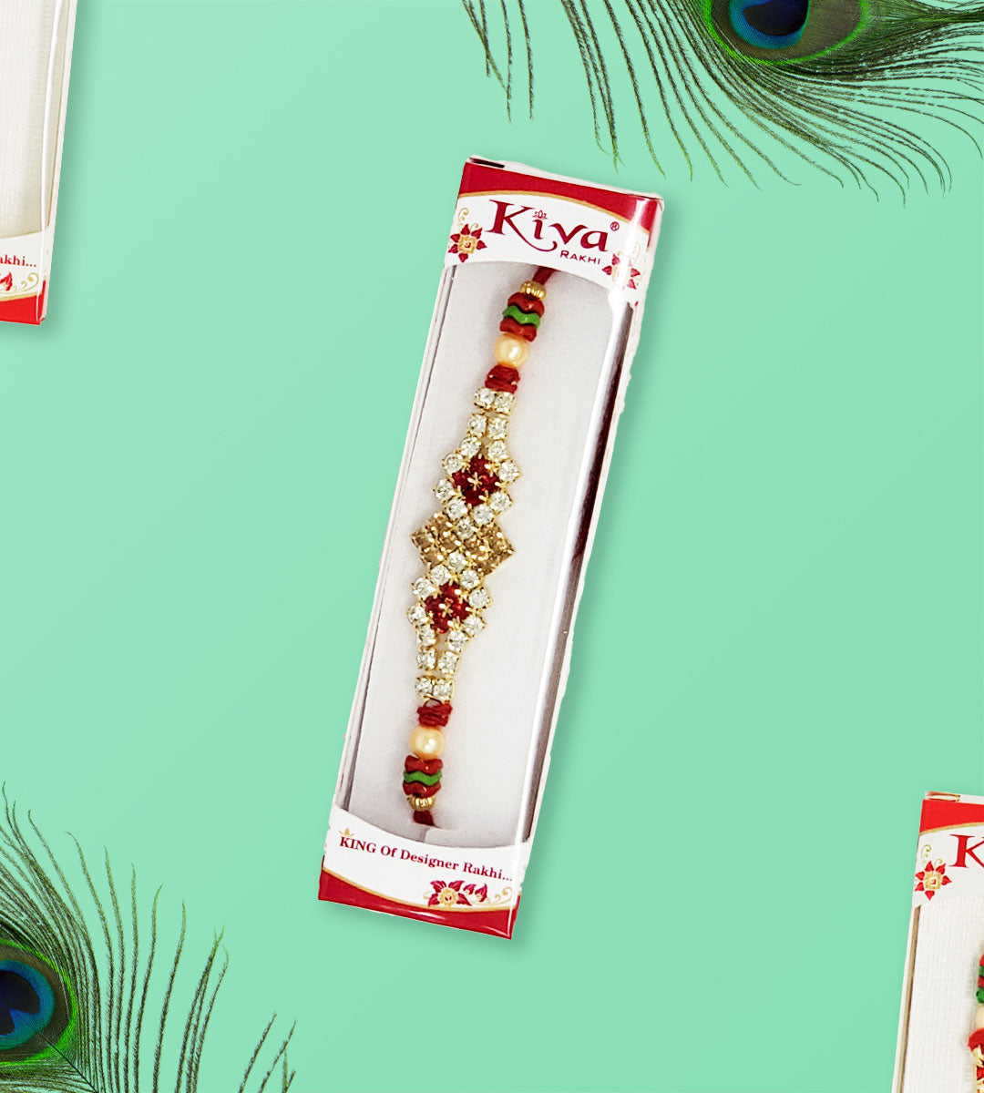 Kiva Stone 3 Star Rakhi — Spice Divine