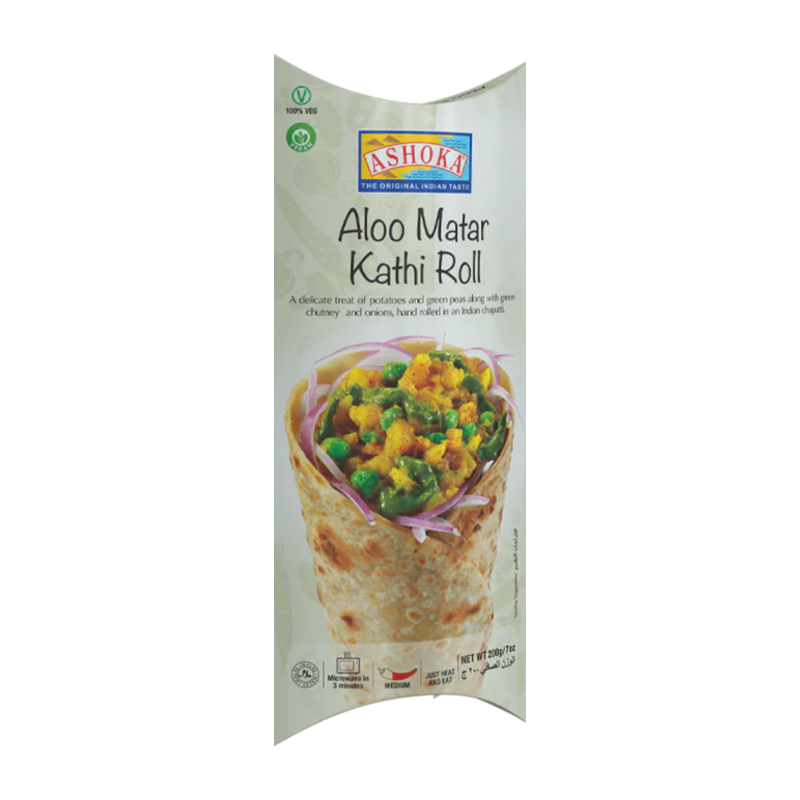 Ashoka Aloo Matar Kathi Roll 200gm — Spice Divine