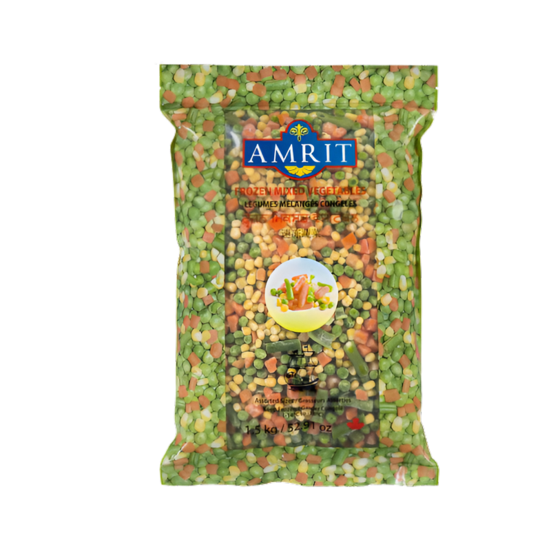 Amrit Frozen Mixed Veg 1.5kg — Spice Divine